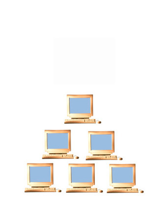 A Pyramid of Computers :: Print